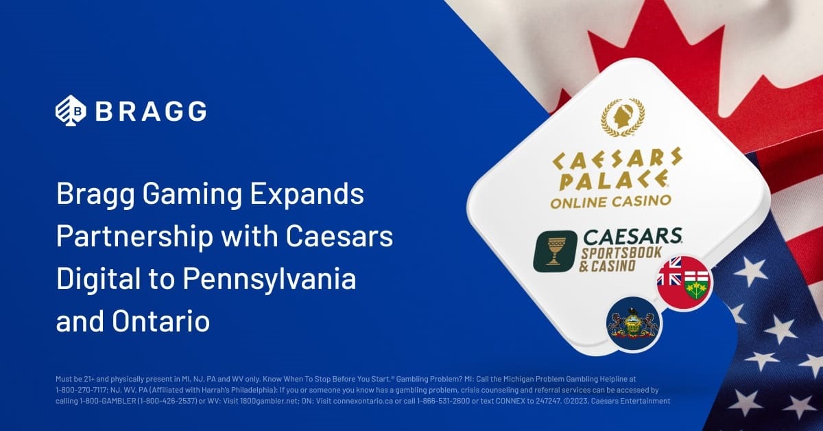 Bragg Gaming expands partnership with Caesars Digital to Pennsylvania ...
