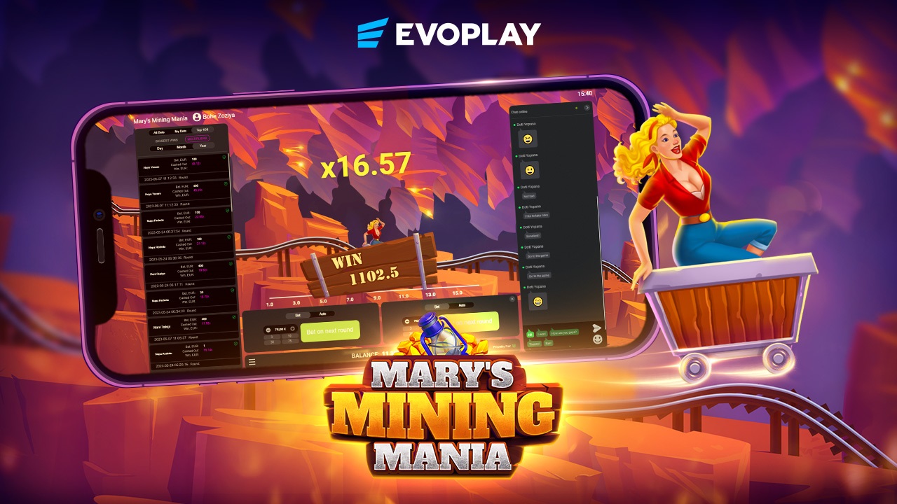 Mary’s Mining Mania by Evoplay - Gaming Intelligence Studio Showcase