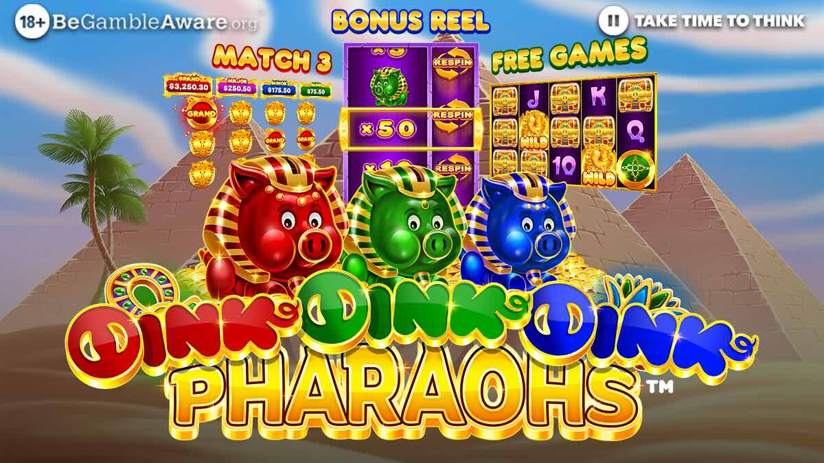 Oink Oink Oink: Pharaohs by Playtech's Rarestone - Gaming Intelligence Studio Showcase
