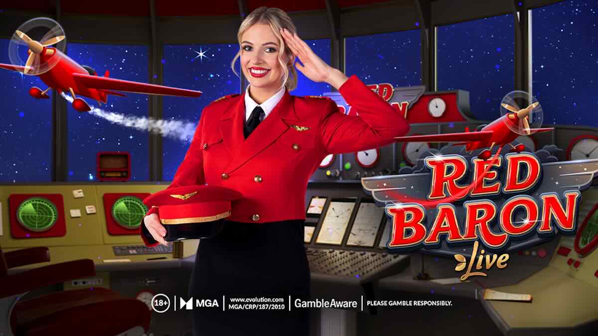 Evolution unveils new Red Baron online crash game - Gaming Intelligence