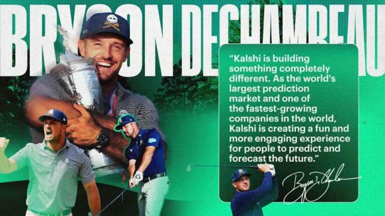 Kalshi partners Bryson DeChambeau in industry first partnership ...